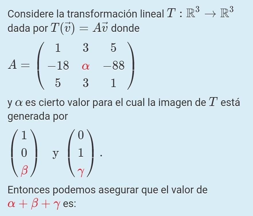 Solved Consider the linear transformation T:R3→R3 given by | Chegg.com