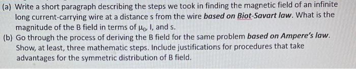 Solved (a) Write a short paragraph describing the steps we | Chegg.com