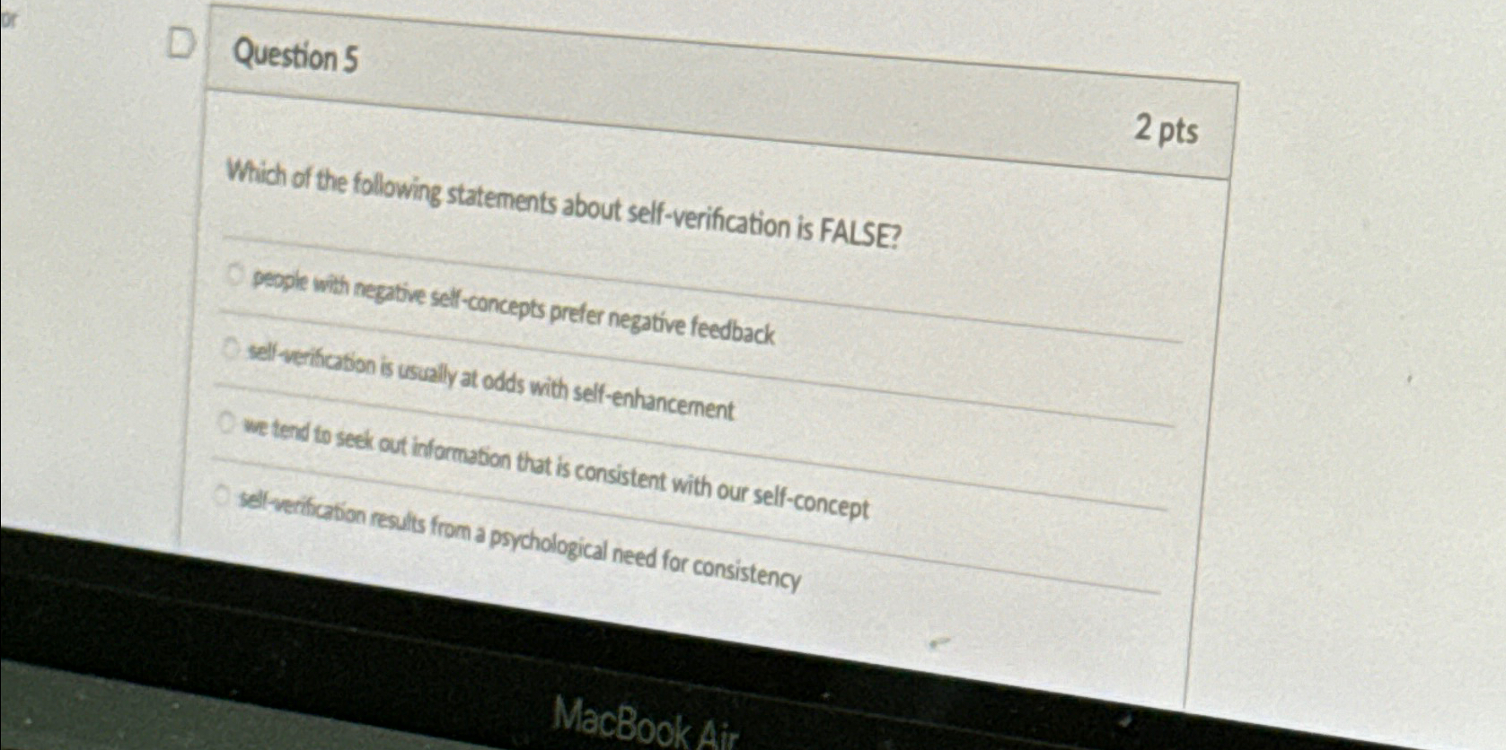 Solved Question 52 ﻿ptsWhich of the following statements | Chegg.com