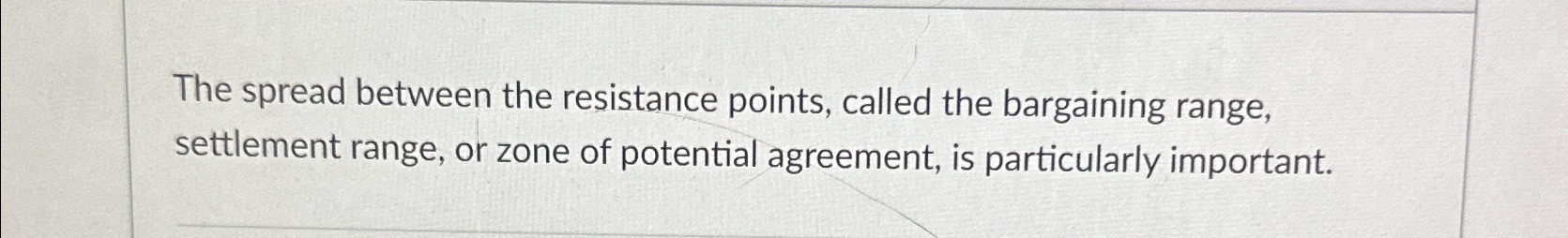 Solved The spread between the resistance points, called the | Chegg.com