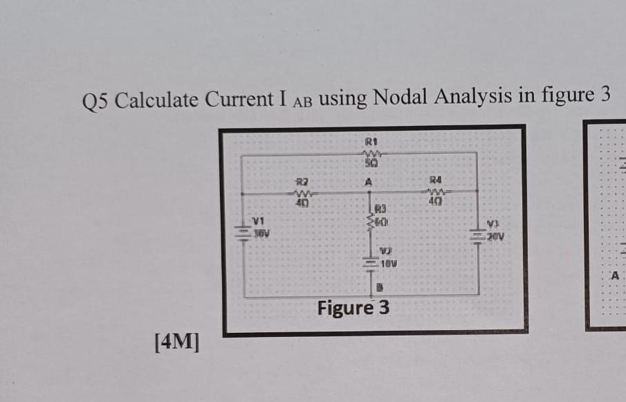 Solved Q5 Calculate Current IAB using Nodal Analysis in | Chegg.com