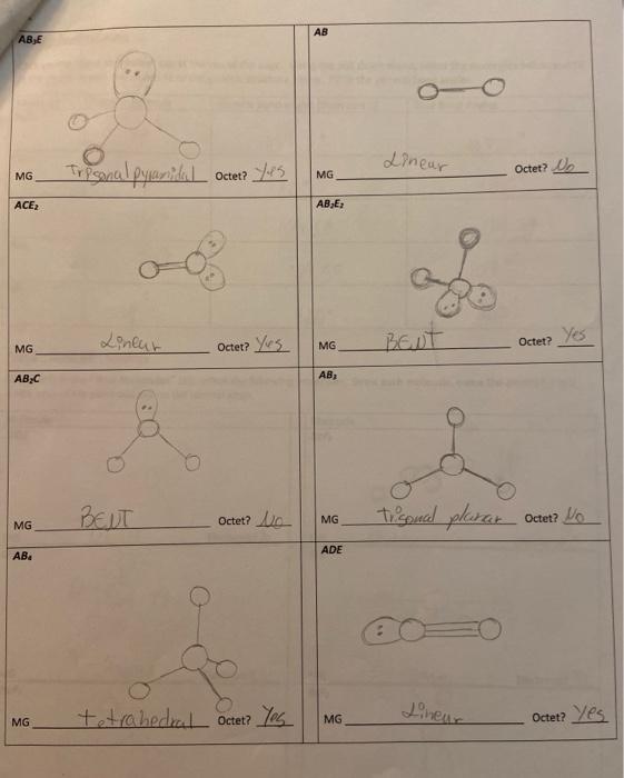Solved 6. Find the two generic molecules from Part 1 that | Chegg.com