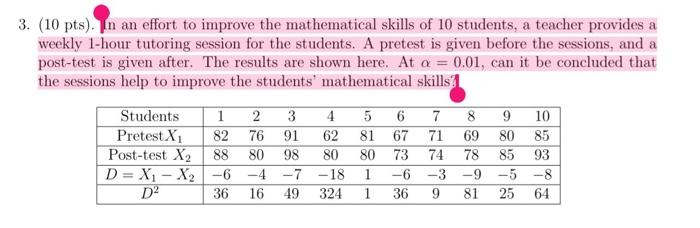 Solved Use Five Step Hypothesis Testing For Each Of The