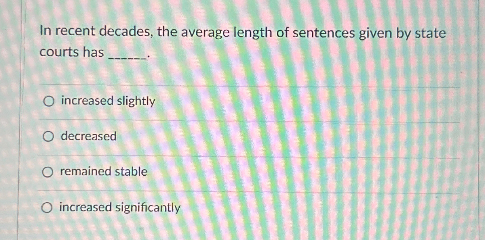 Solved In recent decades, the average length of sentences | Chegg.com