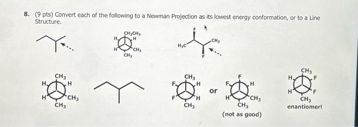Solved 8. (9 pts) Convert each of the following to a Newman | Chegg.com