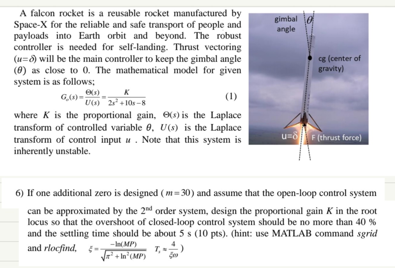 Solved A falcon rocket is a reusable rocket manufactured | Chegg.com