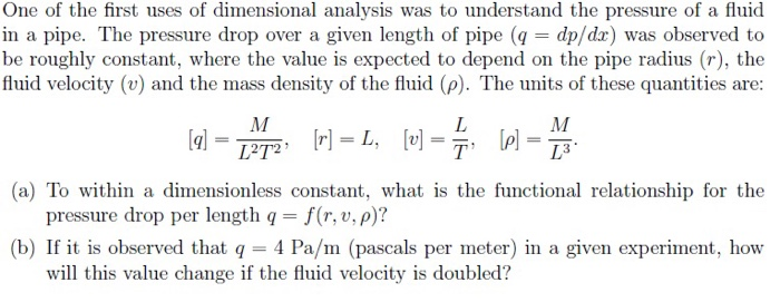 Solved One of the first uses of dimensional analysis was to | Chegg.com