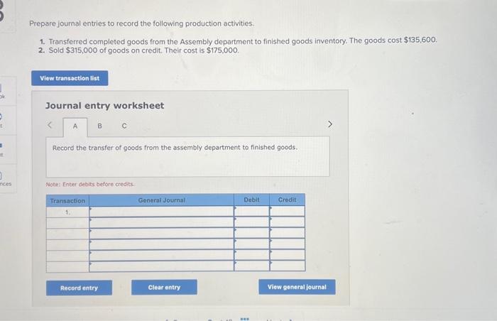 Solved Prepare journal entries to record the following | Chegg.com