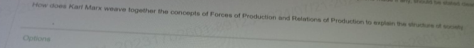 Solved How does Karl Marx weave together the concepts of | Chegg.com