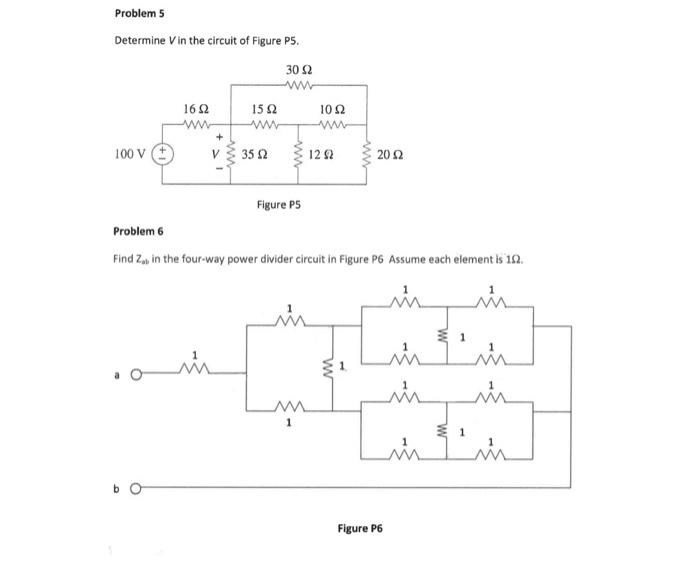 Solved Find I and Vab in the circuit of Fig. P1. Figure P2 | Chegg.com