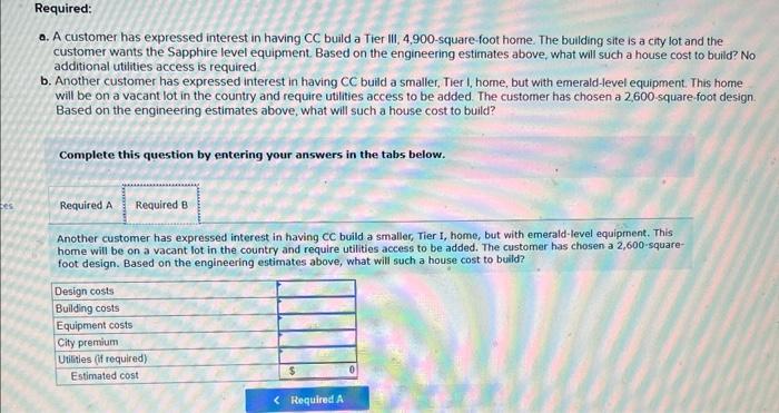 Solved Collingwood Contractors (CC) designs and builds new | Chegg.com