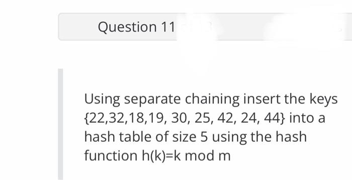 Solved Suppose the original attempt to insert an element | Chegg.com