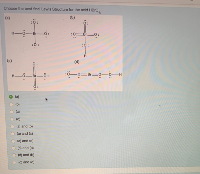Hbro4 Lewis Structure