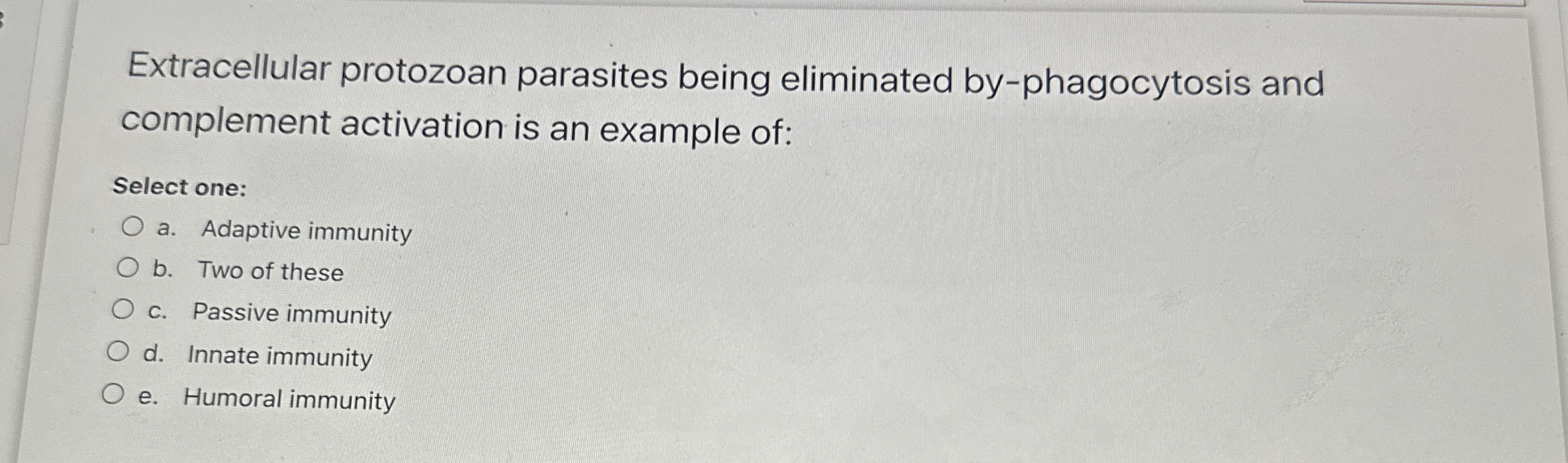 Solved Extracellular protozoan parasites being eliminated | Chegg.com