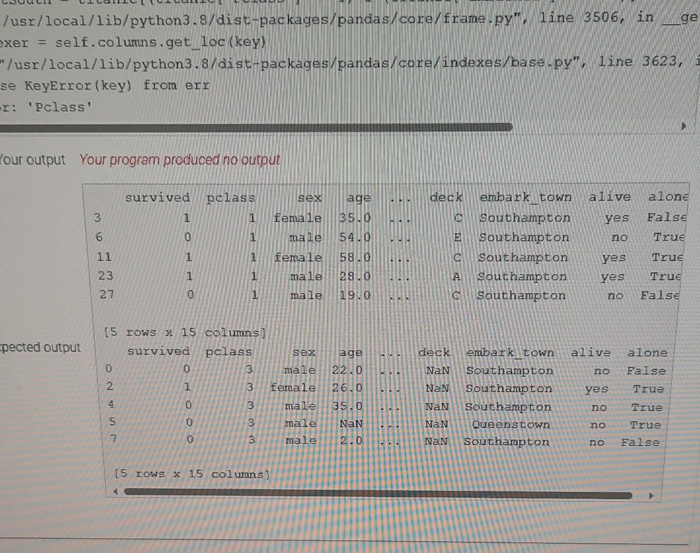 Solved ACTIVITY 6.9.1: Visualizing Titanic passenger | Chegg.com