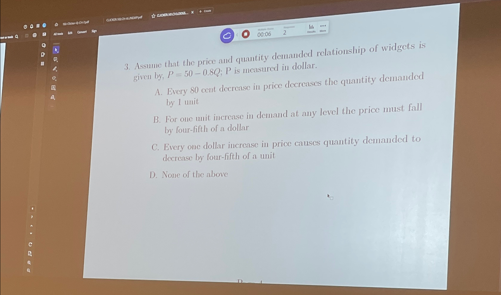 Solved Assume that the price and quantity demanded | Chegg.com