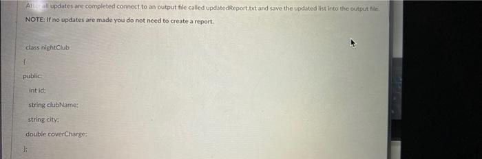 Solved Implement avoid function UpdateCost that will have | Chegg.com