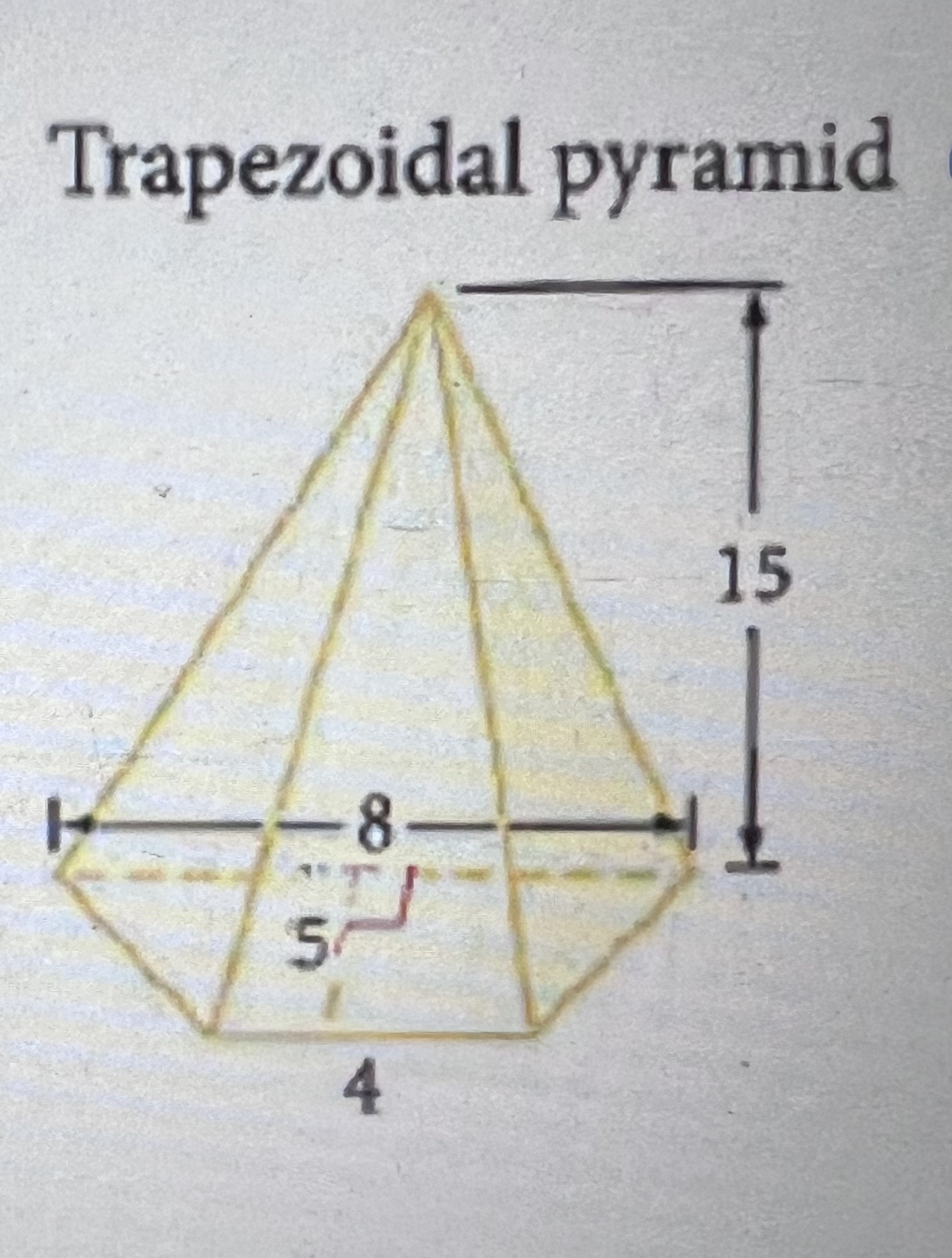 Solved Find the voulme for this shpae and write your volume | Chegg.com
