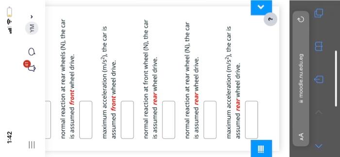Solved Knowing That The Coefficient Of Static Friction