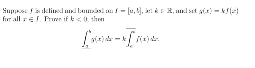 Solved Suppose f ﻿is defined and bounded on I=[a,b], ﻿let | Chegg.com