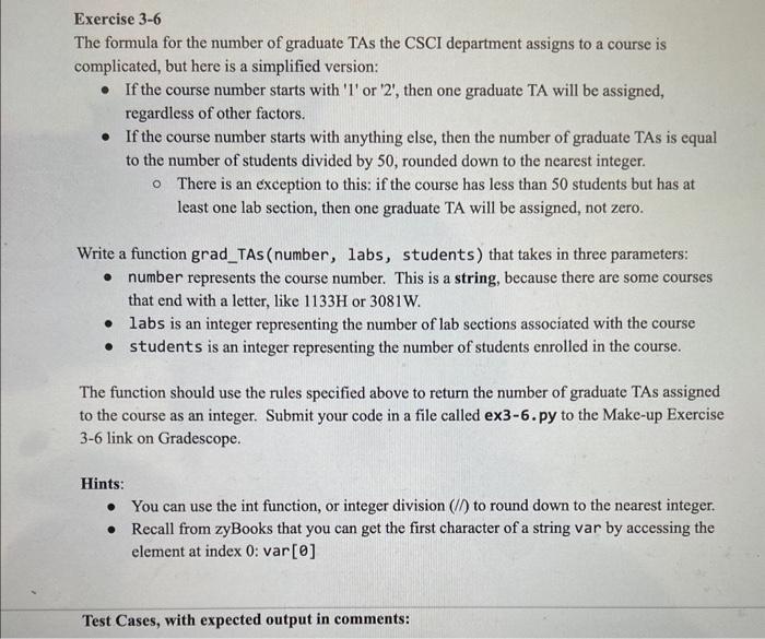 Solved On the next page is a function valid_street(name), | Chegg.com