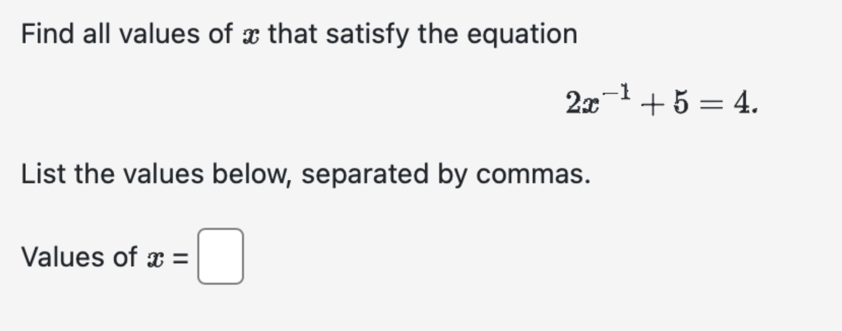 Solved Find all values of x ﻿that satisfy the | Chegg.com