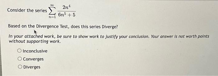 Solved ∑k=234[k1−k+11]= Be sure that your attached work | Chegg.com
