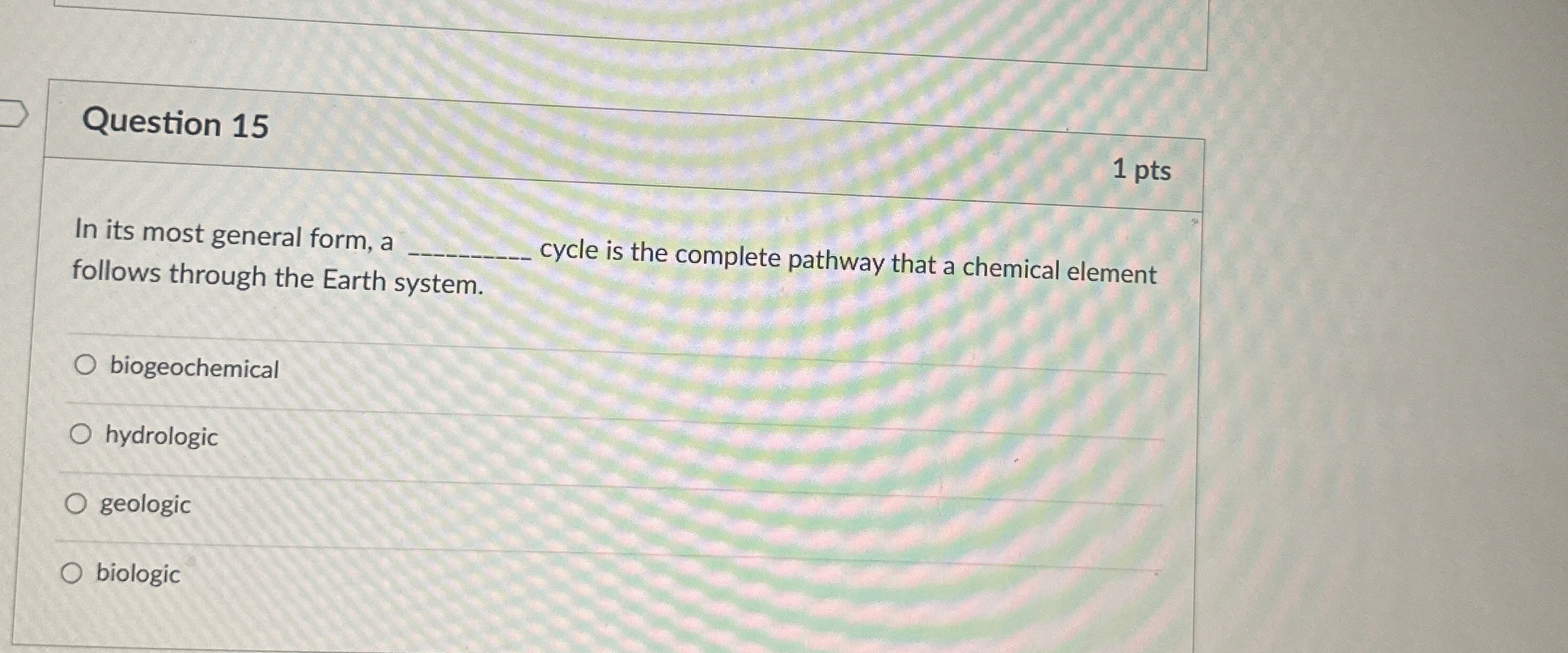 Solved Question 151 ﻿ptsIn its most general form, a | Chegg.com