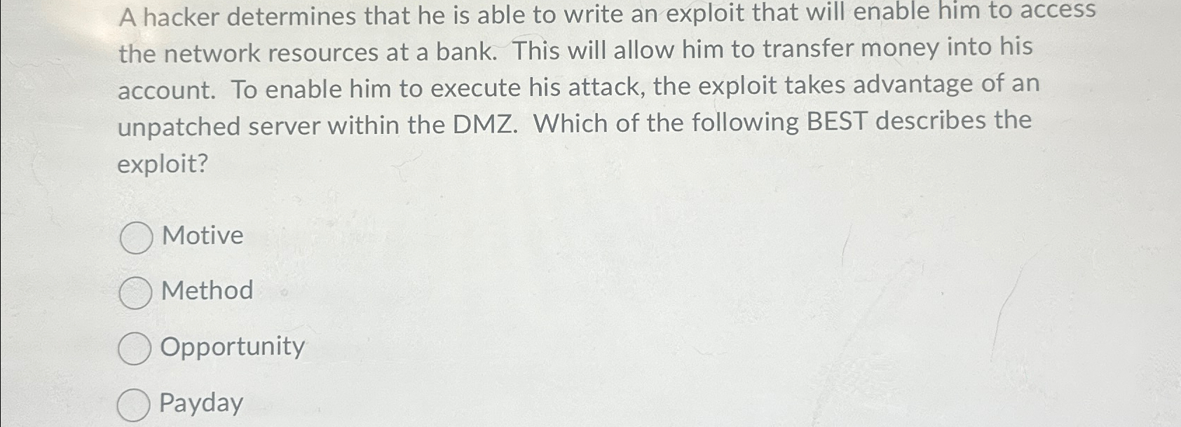 Solved A hacker determines that he is able to write an | Chegg.com