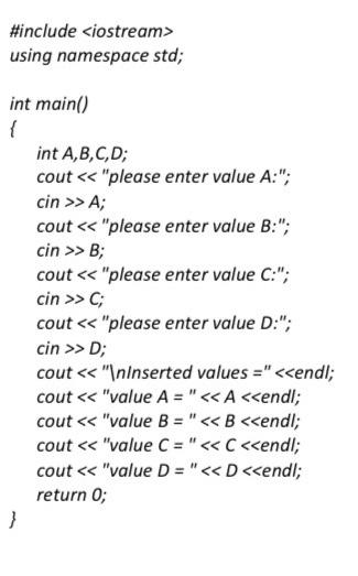 Solved Include Using Namespace Std Int Main Int