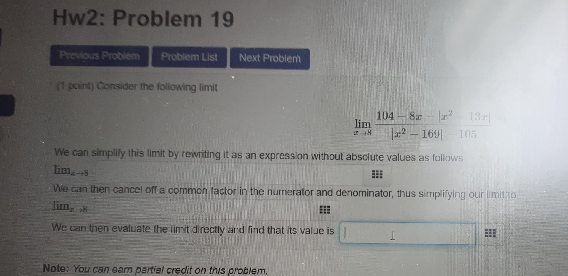 Solved Hw2: Problem 19 Previous Problem Problem List Next | Chegg.com
