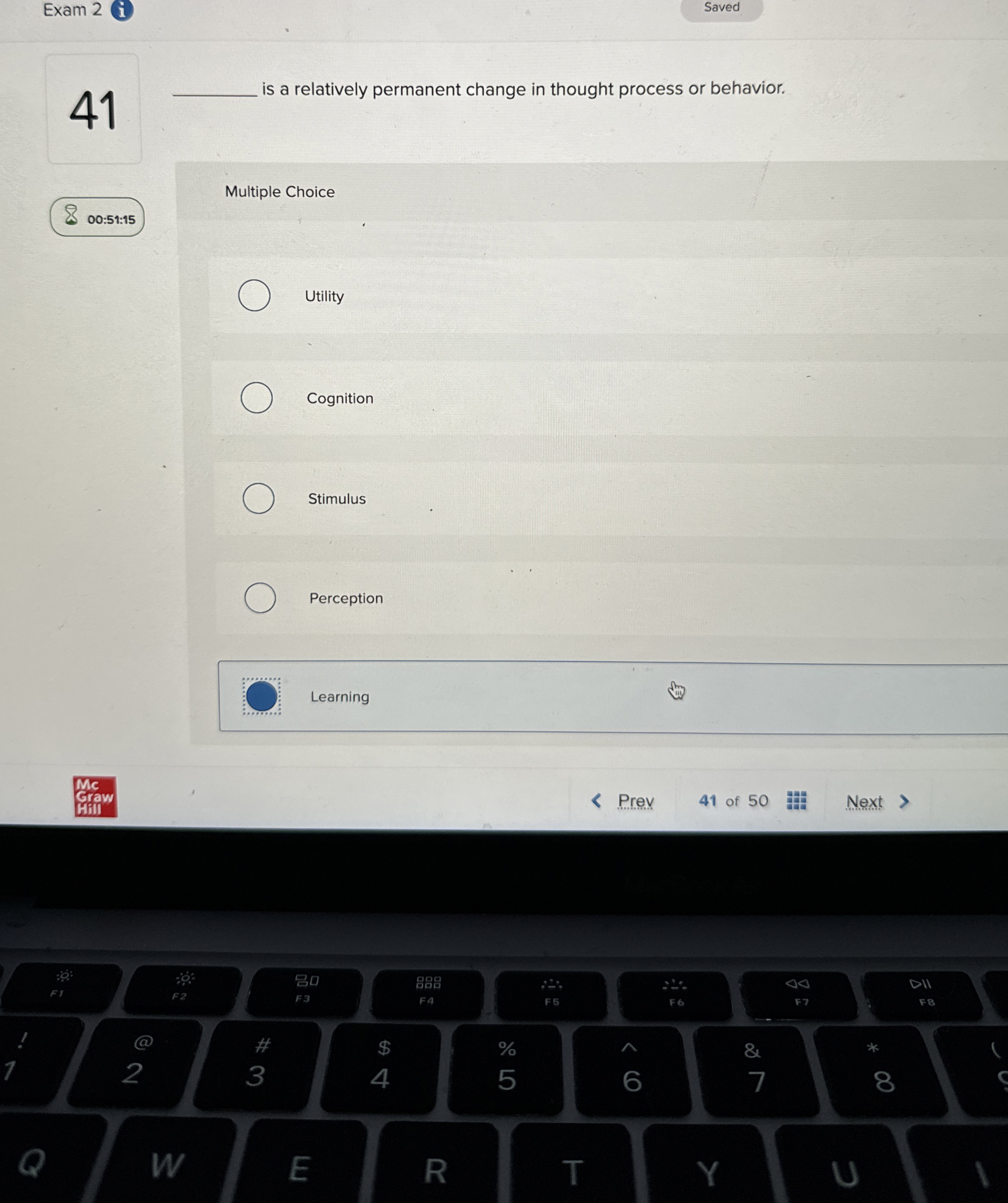 Solved is a relatively permanent change in thought process | Chegg.com
