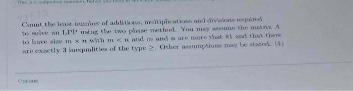 Solved Count the least number of additions, multiplications | Chegg.com