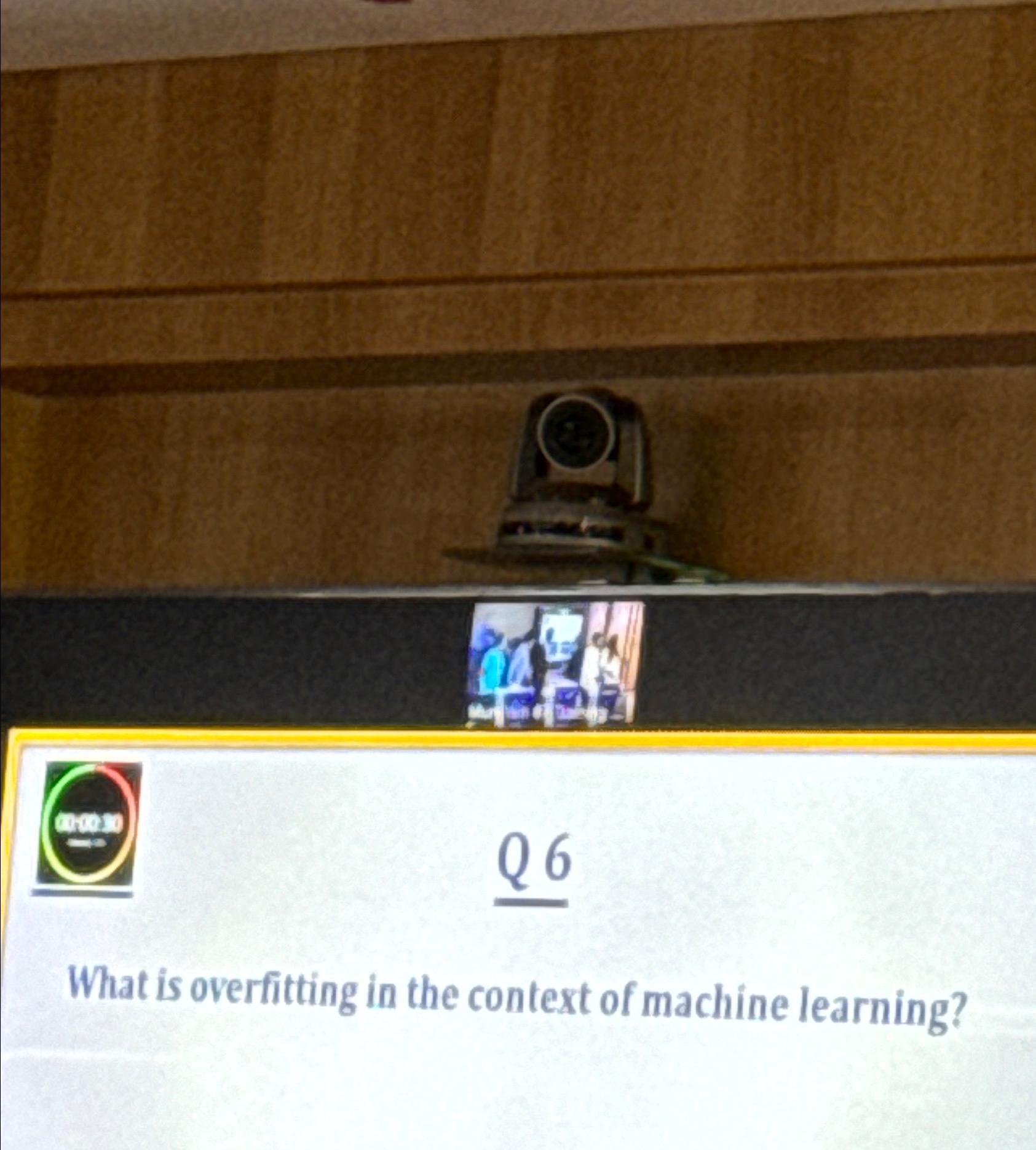 Solved Q6What is overfitting in the context of machine | Chegg.com