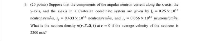Solved 9. (20 points) Suppose that the components of the | Chegg.com