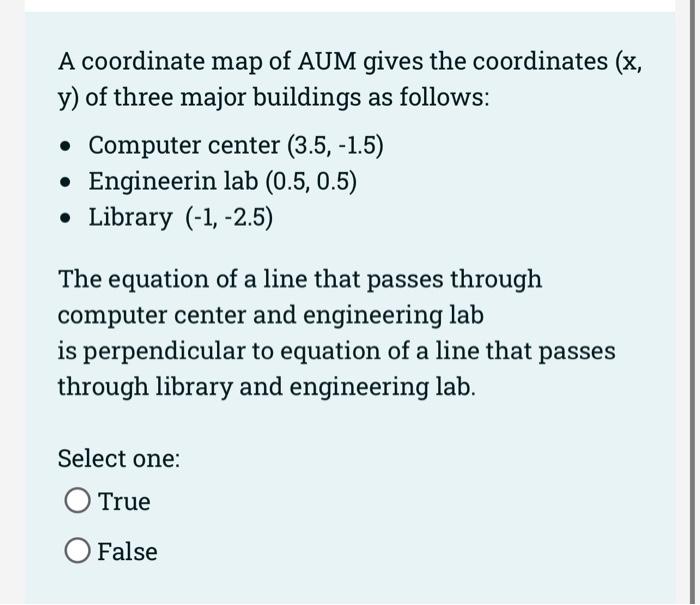 Solved A coordinate map of AUM gives the coordinates ( x, y) | Chegg.com