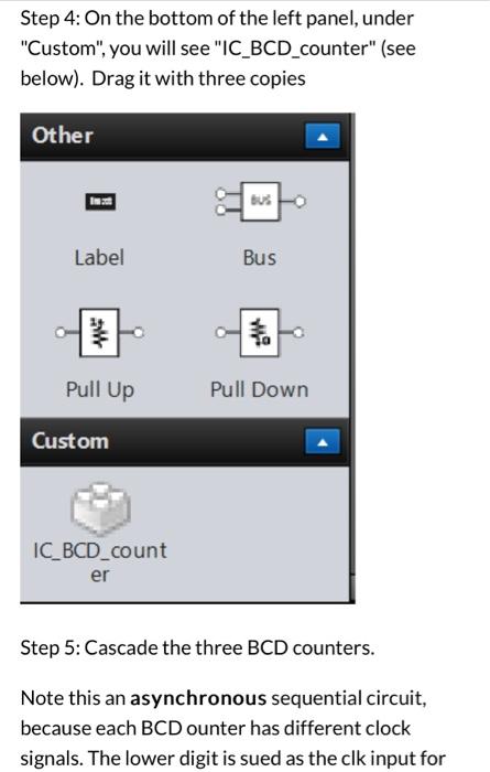 Part B: Design and implement a 3-digit decimal | Chegg.com