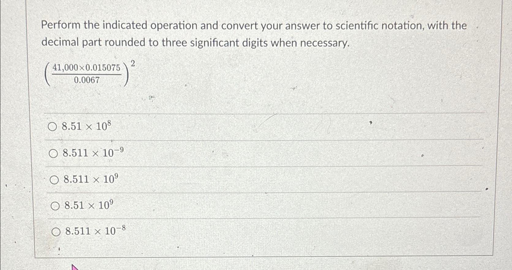 Solved Perform the indicated operation and convert your | Chegg.com