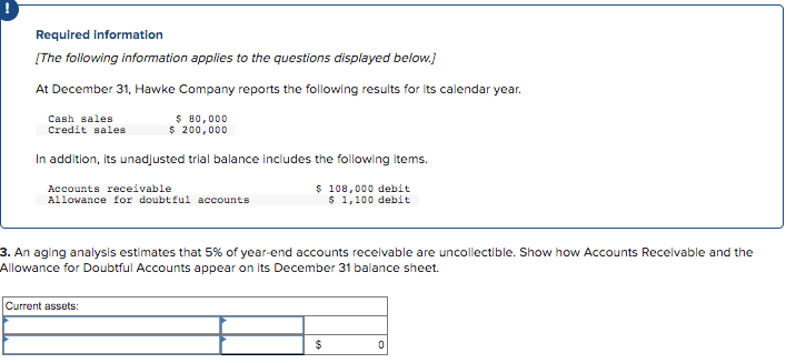 Solved !Required Information[The following information | Chegg.com