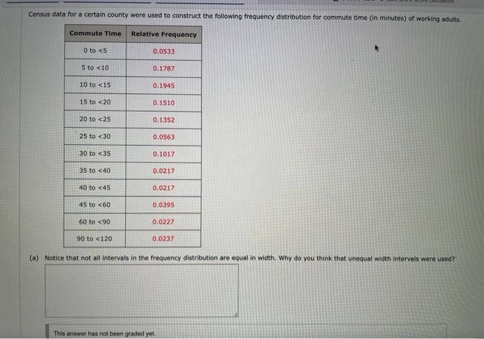 Solved (b) Fill in a table that adds a relative frequency | Chegg.com