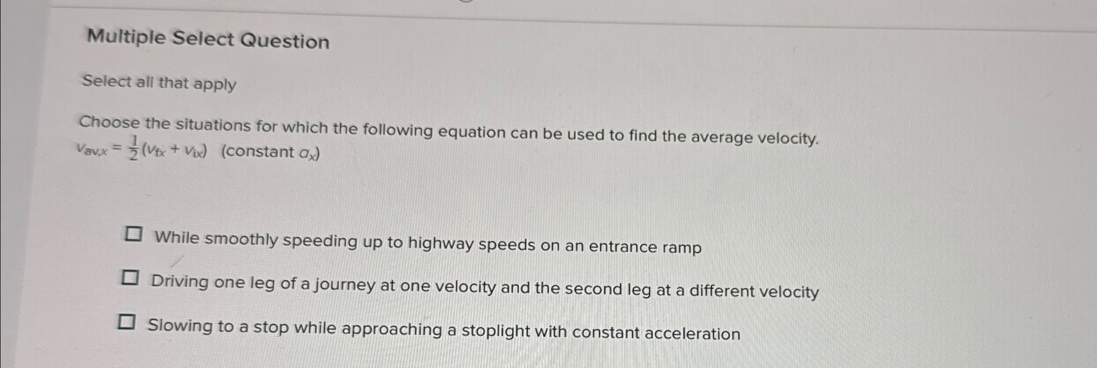 Solved Multiple Select QuestionSelect all that applyChoose | Chegg.com