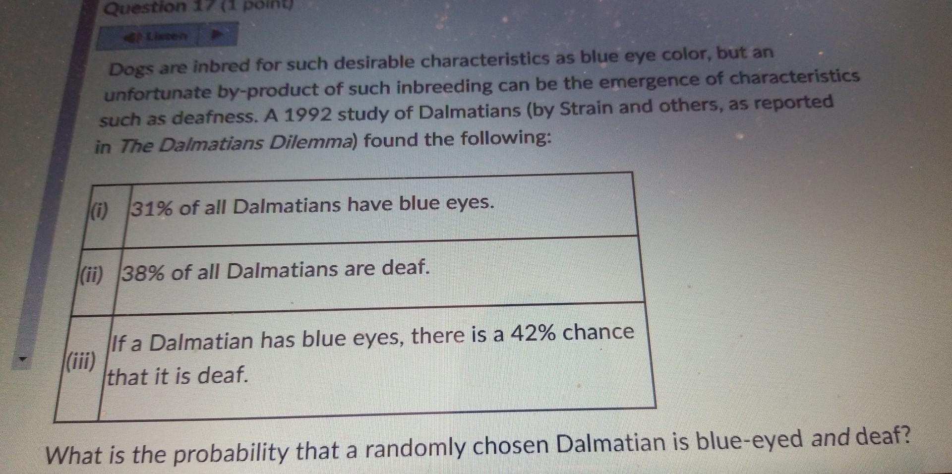 Solved Dogs are inbred for such desirable characteristics as | Chegg.com