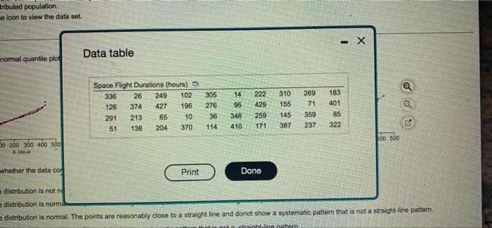 Solved Use a calculator or computer software to generate a | Chegg.com