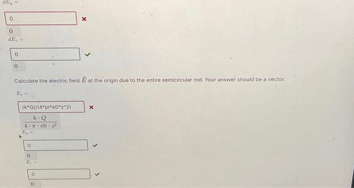 Solved Consider a thin plastic rod bent into a semicircular | Chegg.com