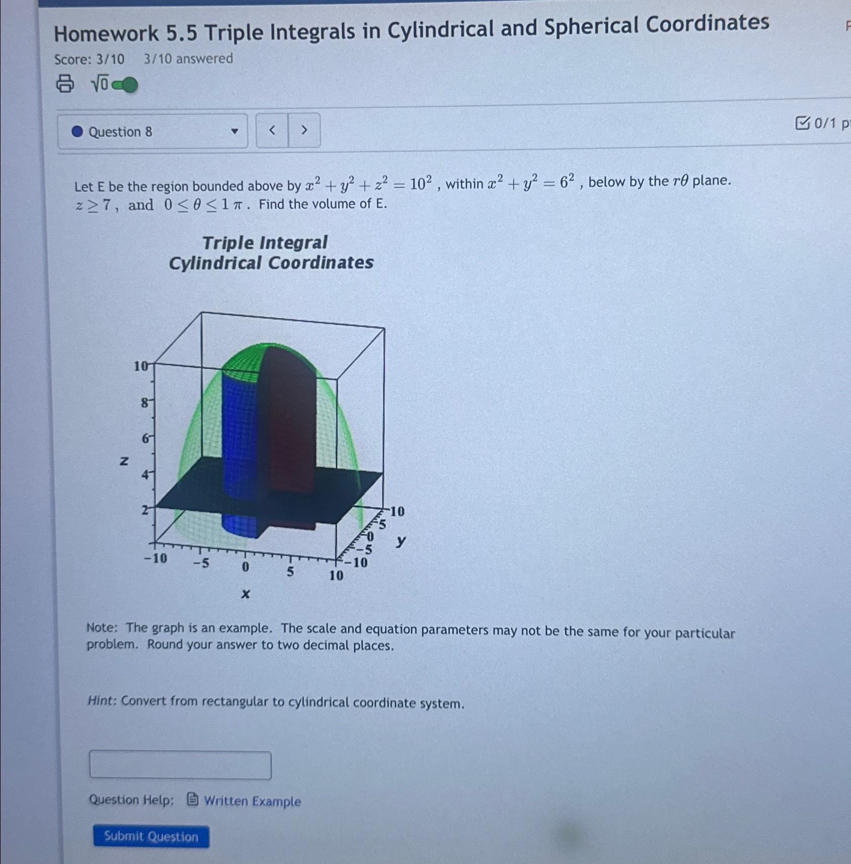 solved-homework-5-5-triple-integrals-in-cylindrical-and-chegg