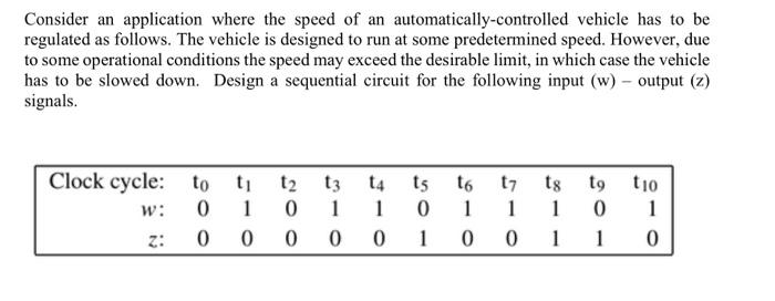 Solved Consider an application where the speed of an | Chegg.com