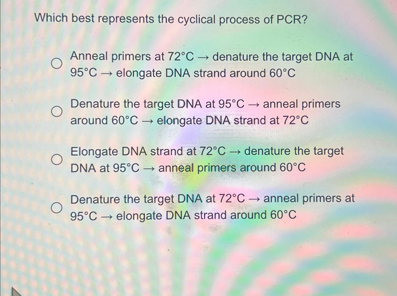 Solved Which best represents the cyclical process of | Chegg.com