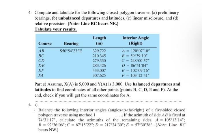 Solved - Compute and tabulate for the following | Chegg.com