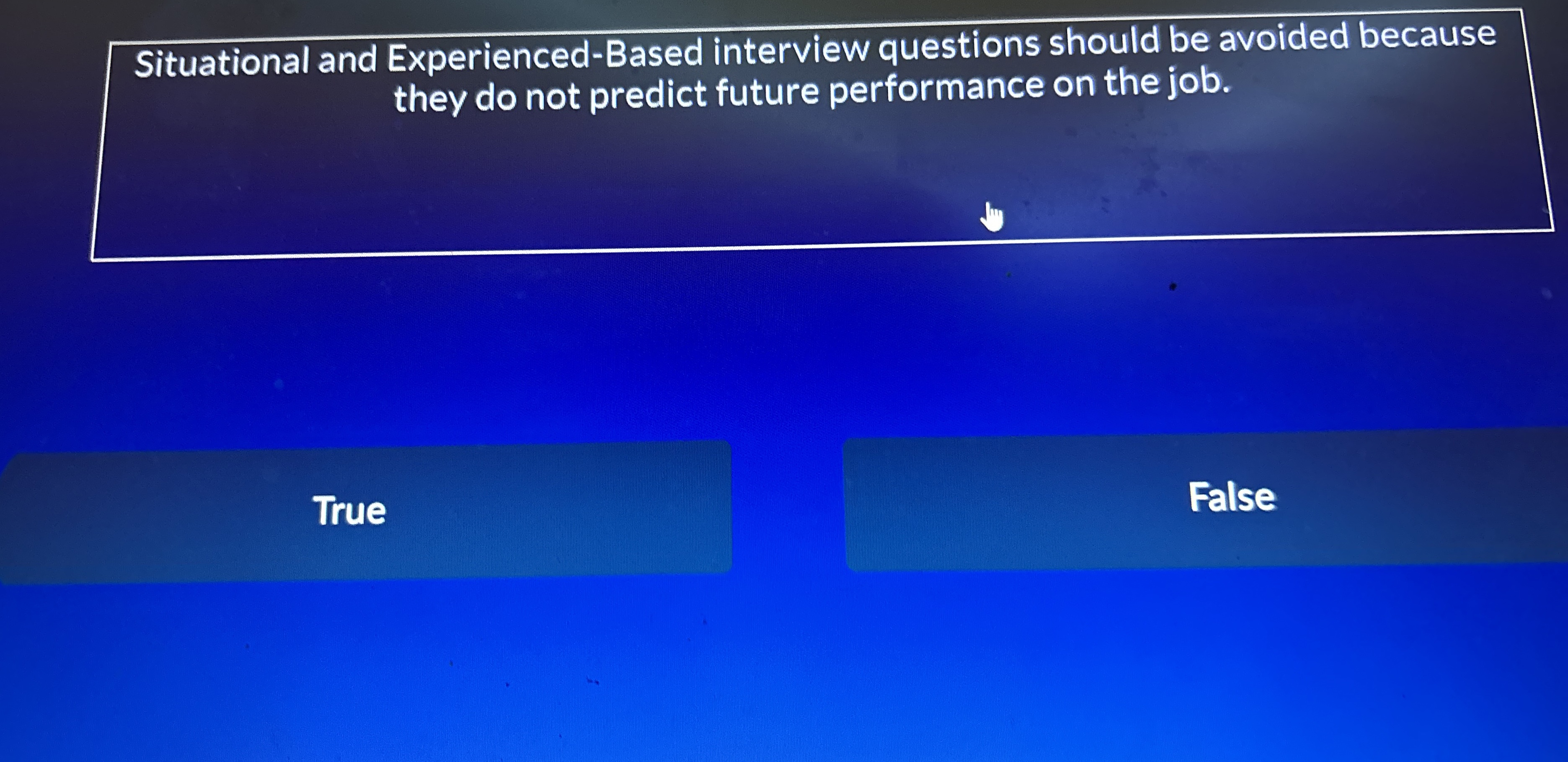 Solved Situational and Experienced-Based interview questions | Chegg.com