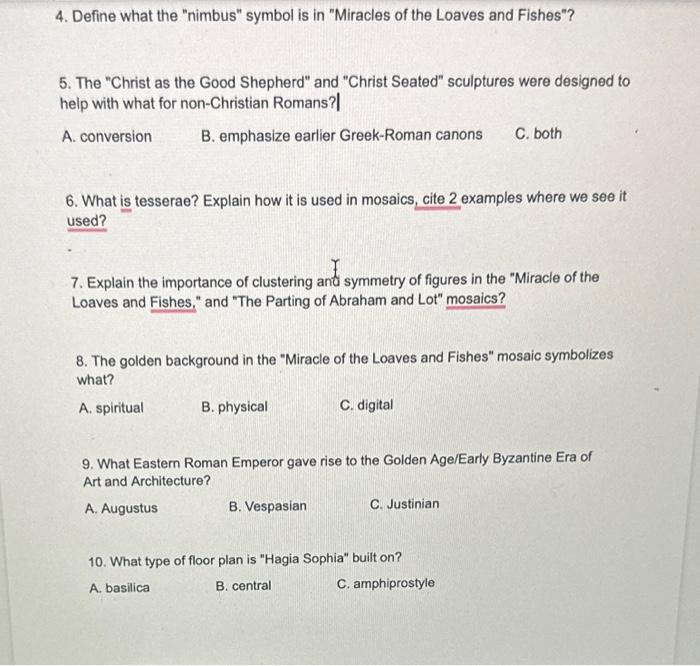 Solved Define what the "nimbus" symbol is in "Miracles of | Chegg.com
